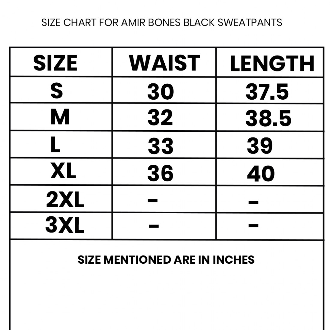 Amiri Bones Black Sweatpants