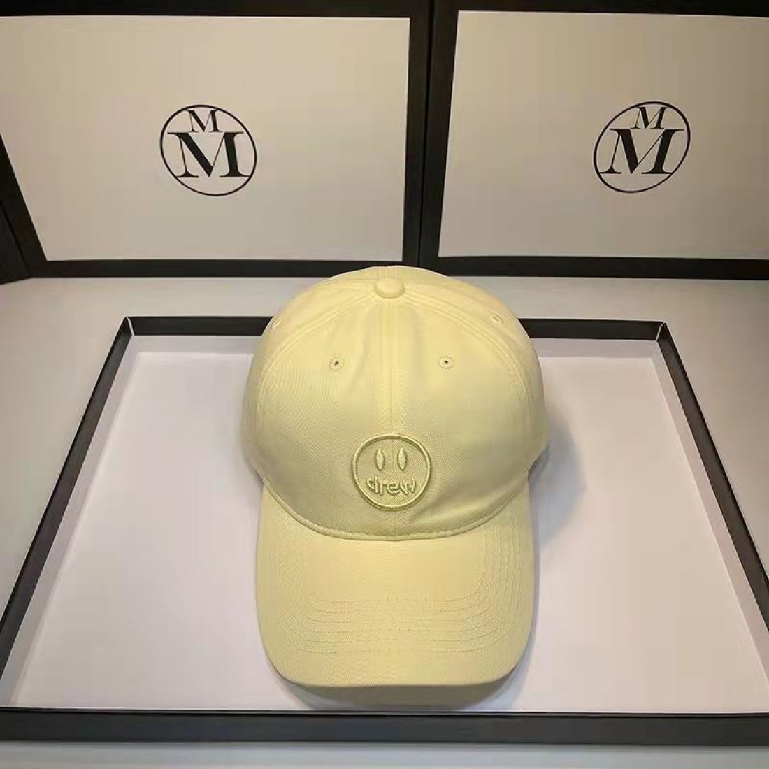 Drew House Yellow Velour Hat