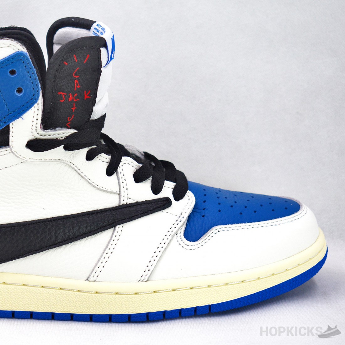 Buy Online Travis Scott x FRAG x AJ 1 High Military Blue in Pakistan ...