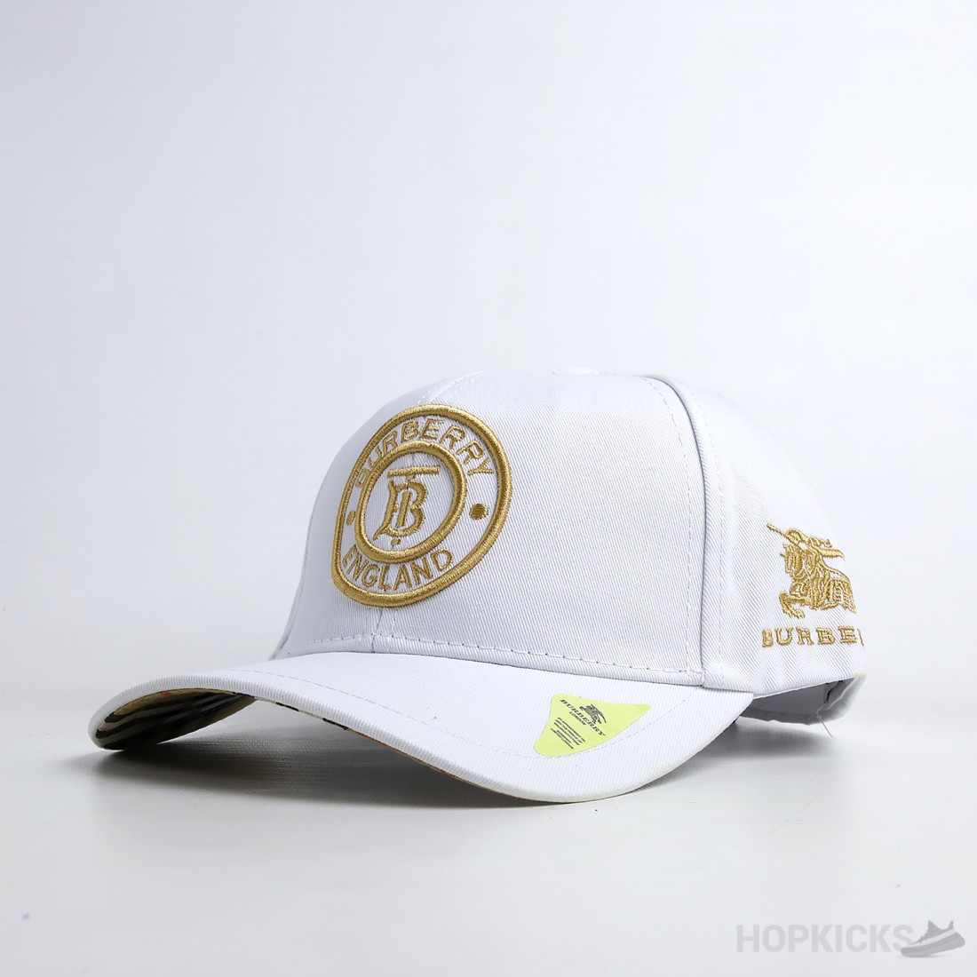 Burberry England Bt Motif Icon White Cap
