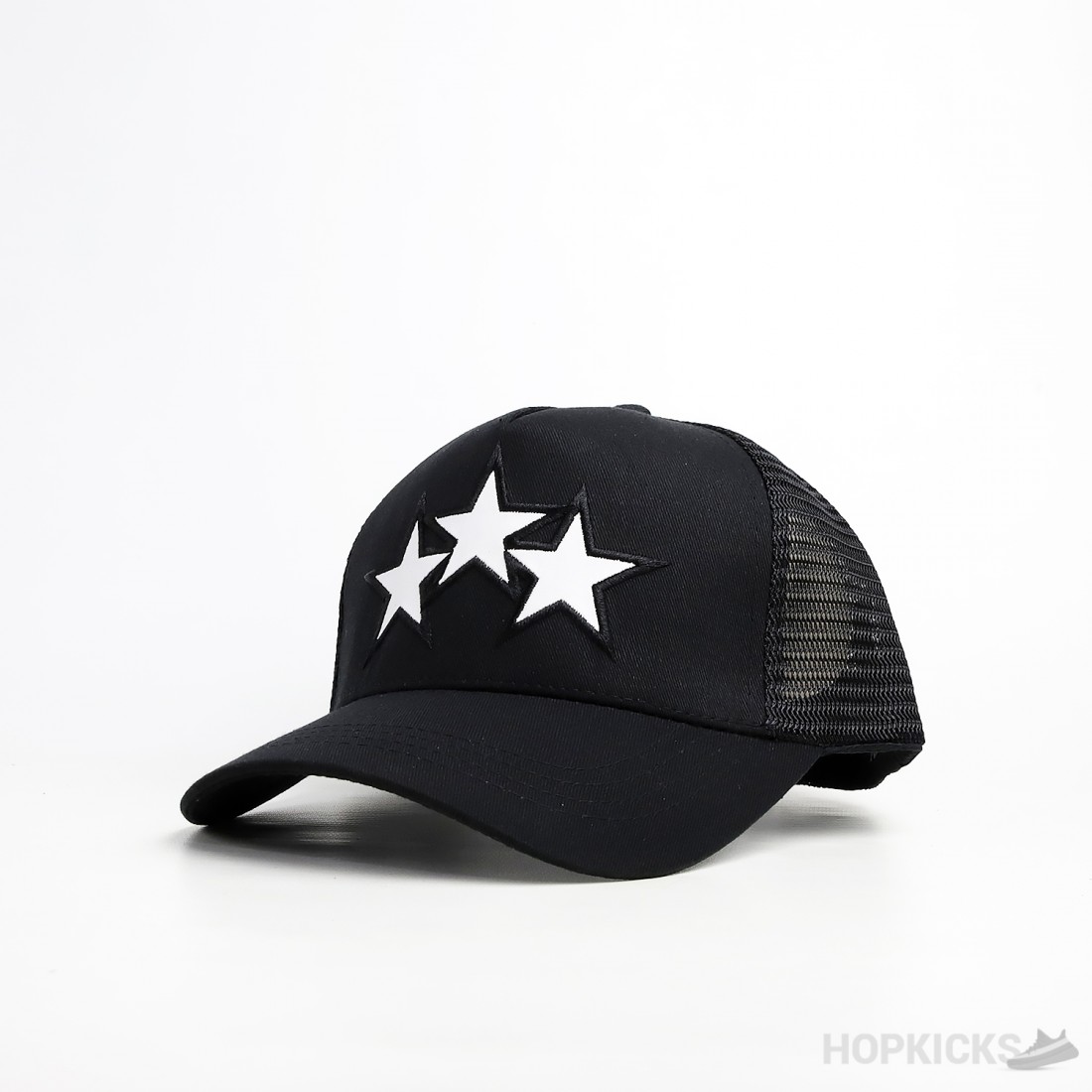 Amiri 3 White Star Trucker Cap