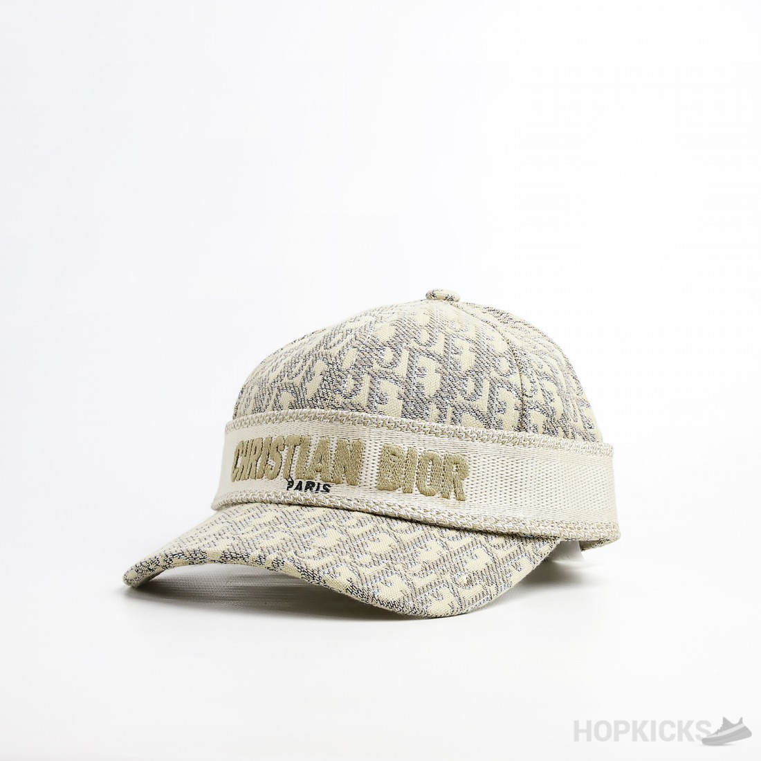 Dior Oblique Striped Logo Skin Cap