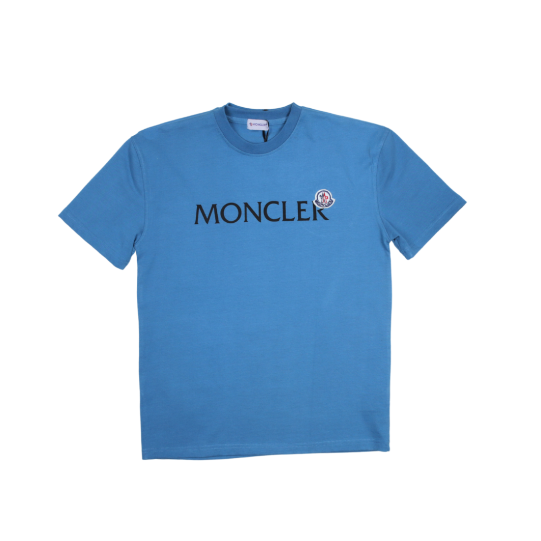 Moncler Patch Logo T-Shirt Blue