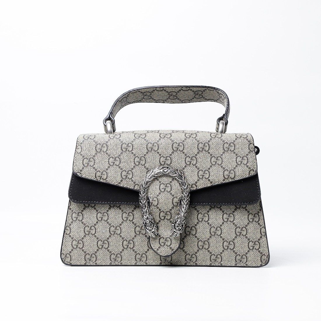 GG Supreme Monogram Mini Dionysus Shoulder Bag Black (Dot Perfect)